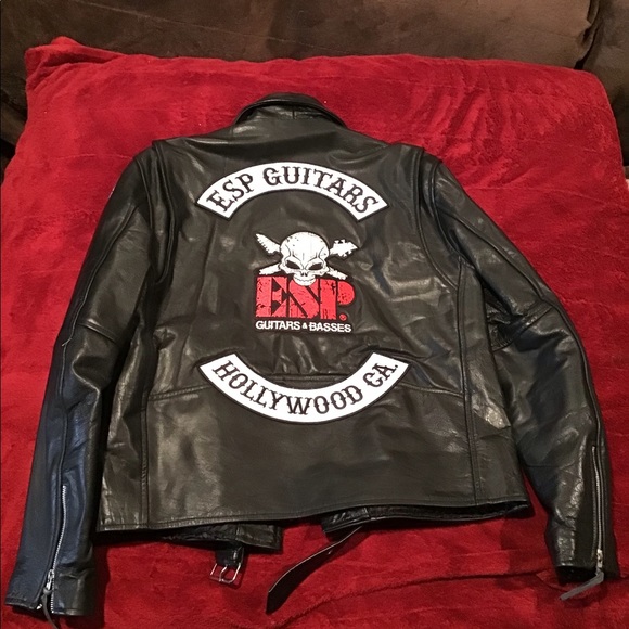 Xelement | Jackets & Coats | Ultra Rare Artistonly Esp Guitars Leather ...